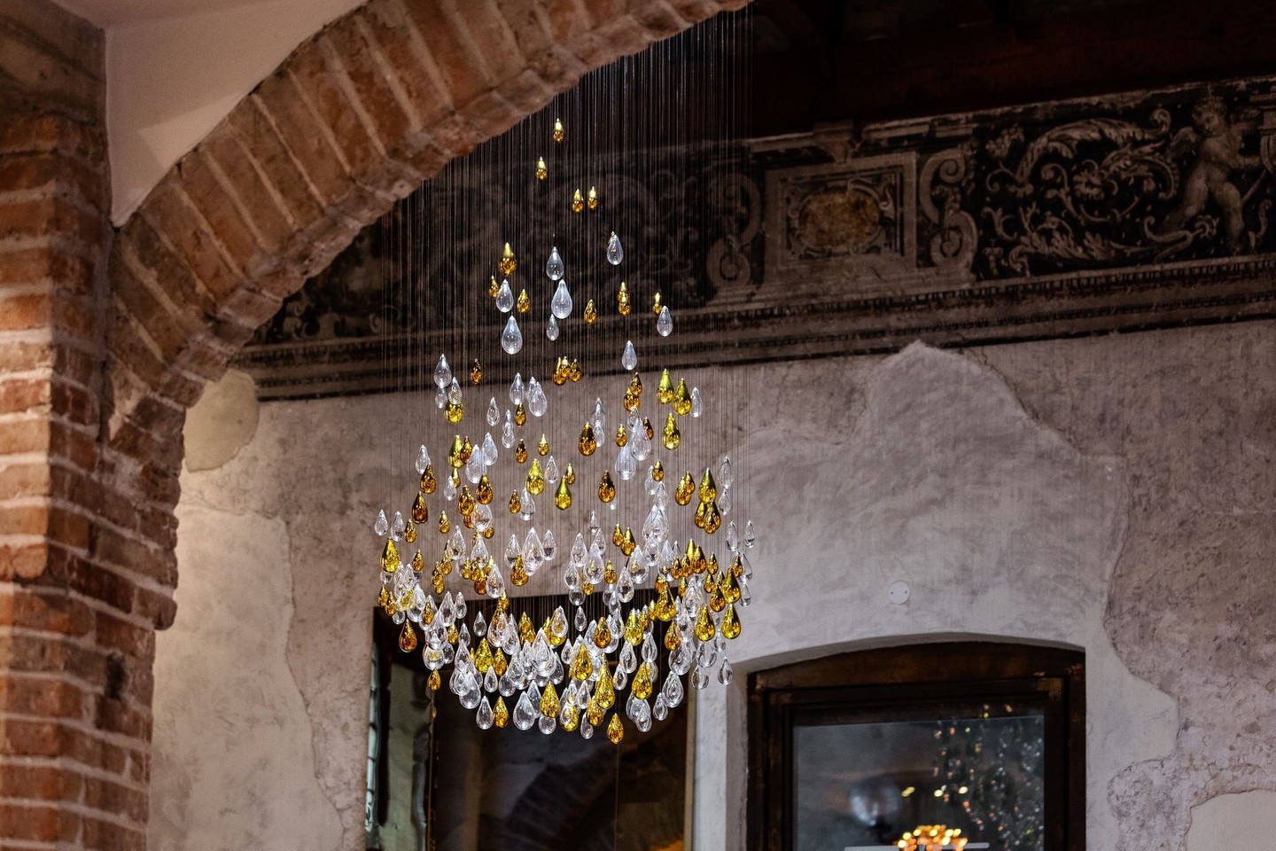 Подвесной светильник Lasvit Droplets Sculpture Large (серия Droplets ...