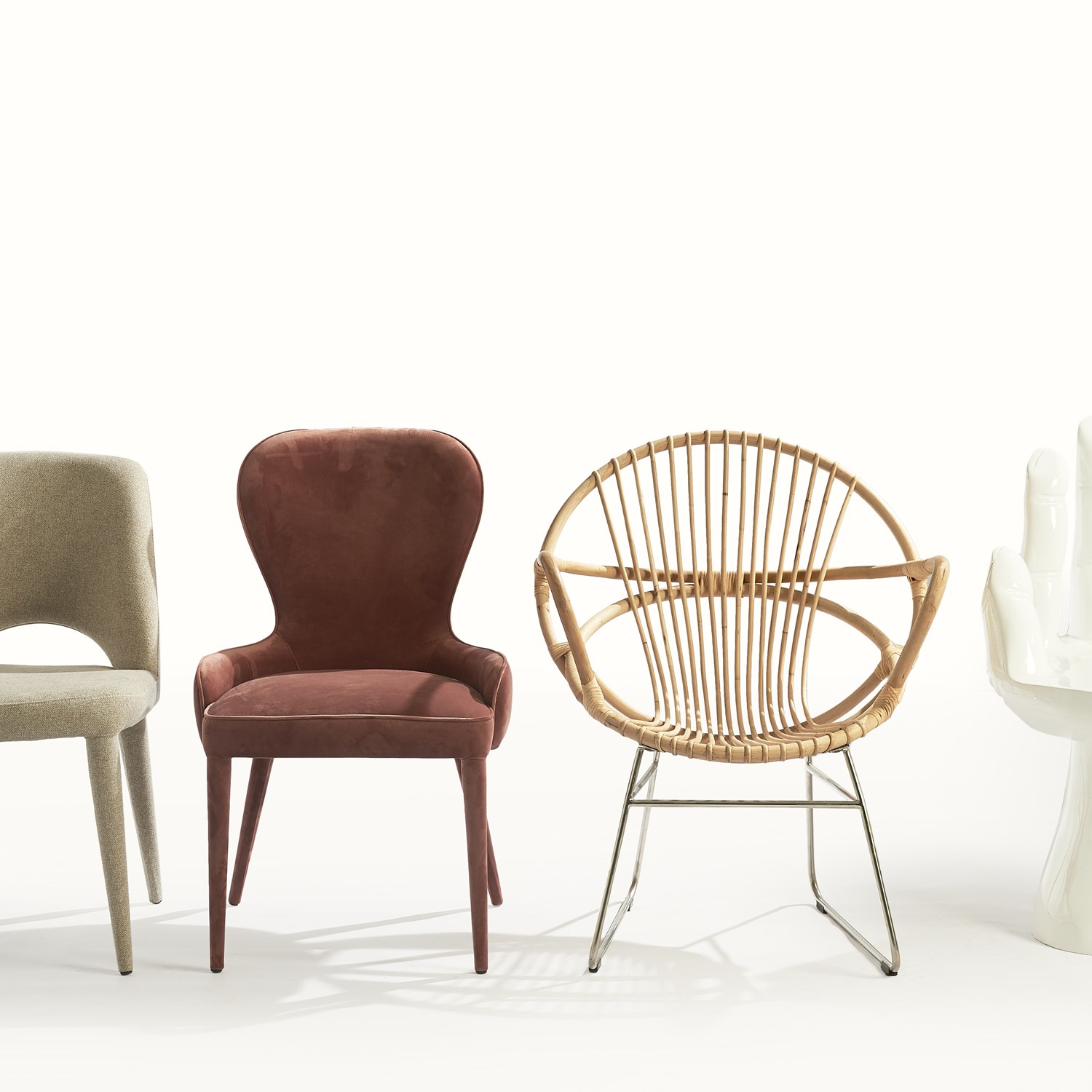 Стул Pols Potten Chair Holy fabric ecru (серия Holy, артикул 557-020 ...