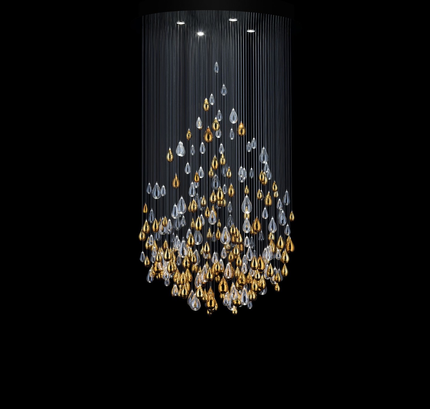 Подвесной светильник Lasvit Droplets Sculpture Large (серия Droplets ...